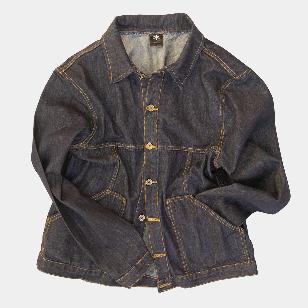 Denim Jacket V1 - Dark Wash – Dearborn Denim & Apparel